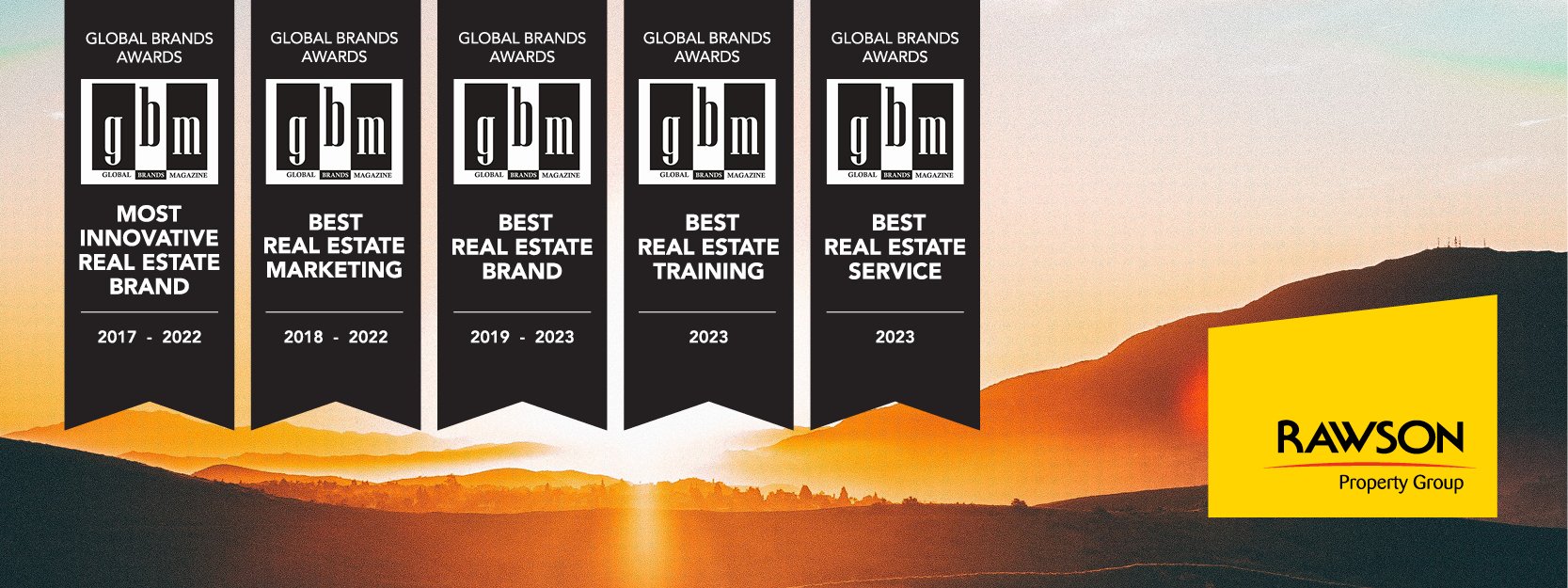 Winning streak continues for Rawson Property Group at Global Brands Awards